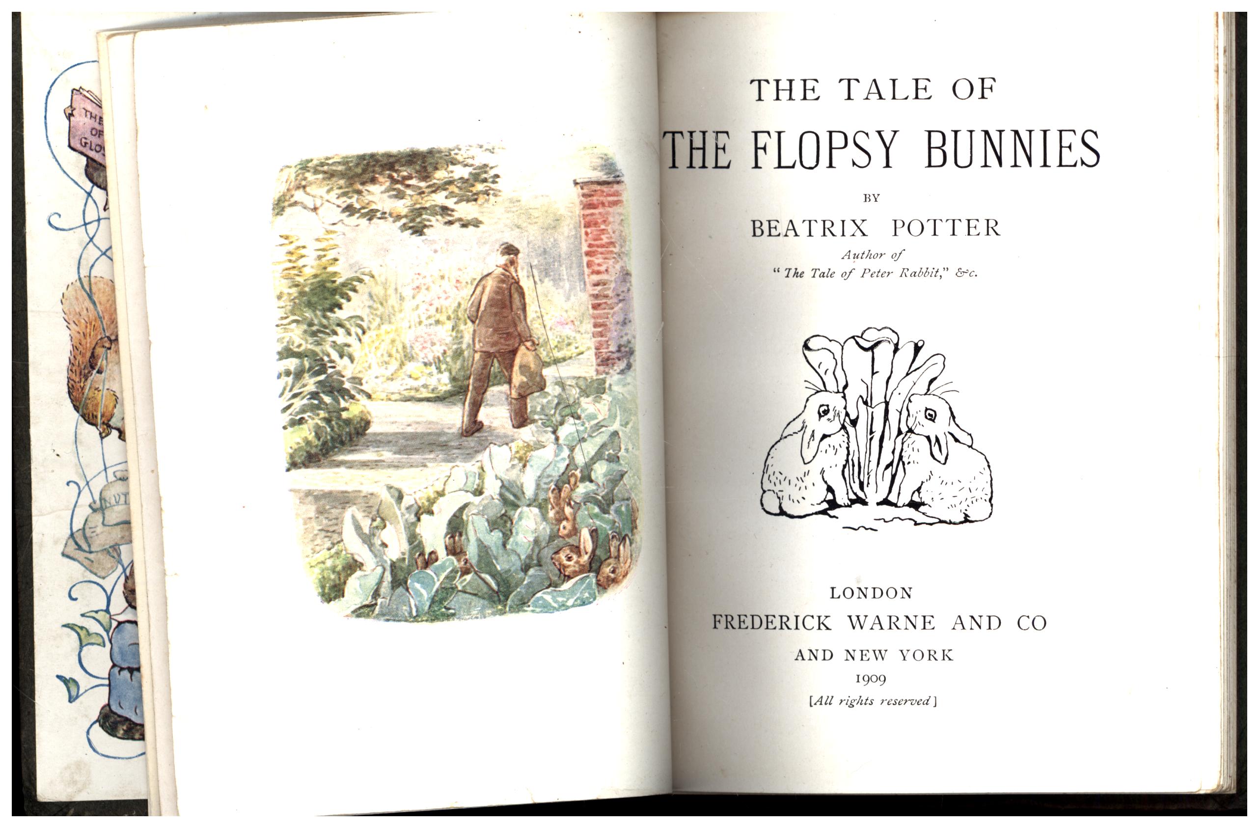 The Tale of The Flopsy Bunnies (1909 FIRST EDITION) by Potter, Beatrix ...