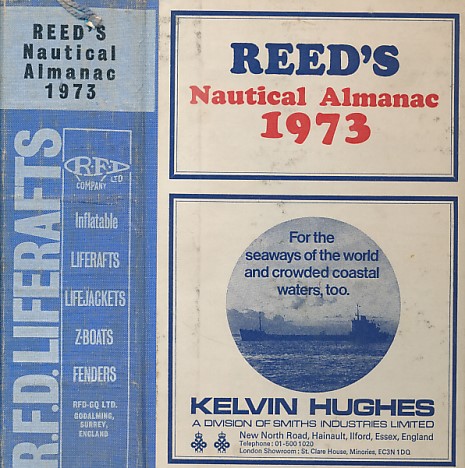 Reed's Nautical Almanac and Tide Tables for 1973 by Thomas Reed and Co ...