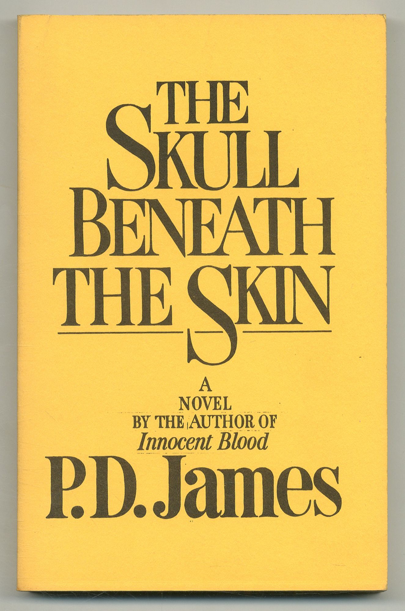 The Skull Beneath the Skin by JAMES, P.D.: Near Fine Softcover (1982 ...