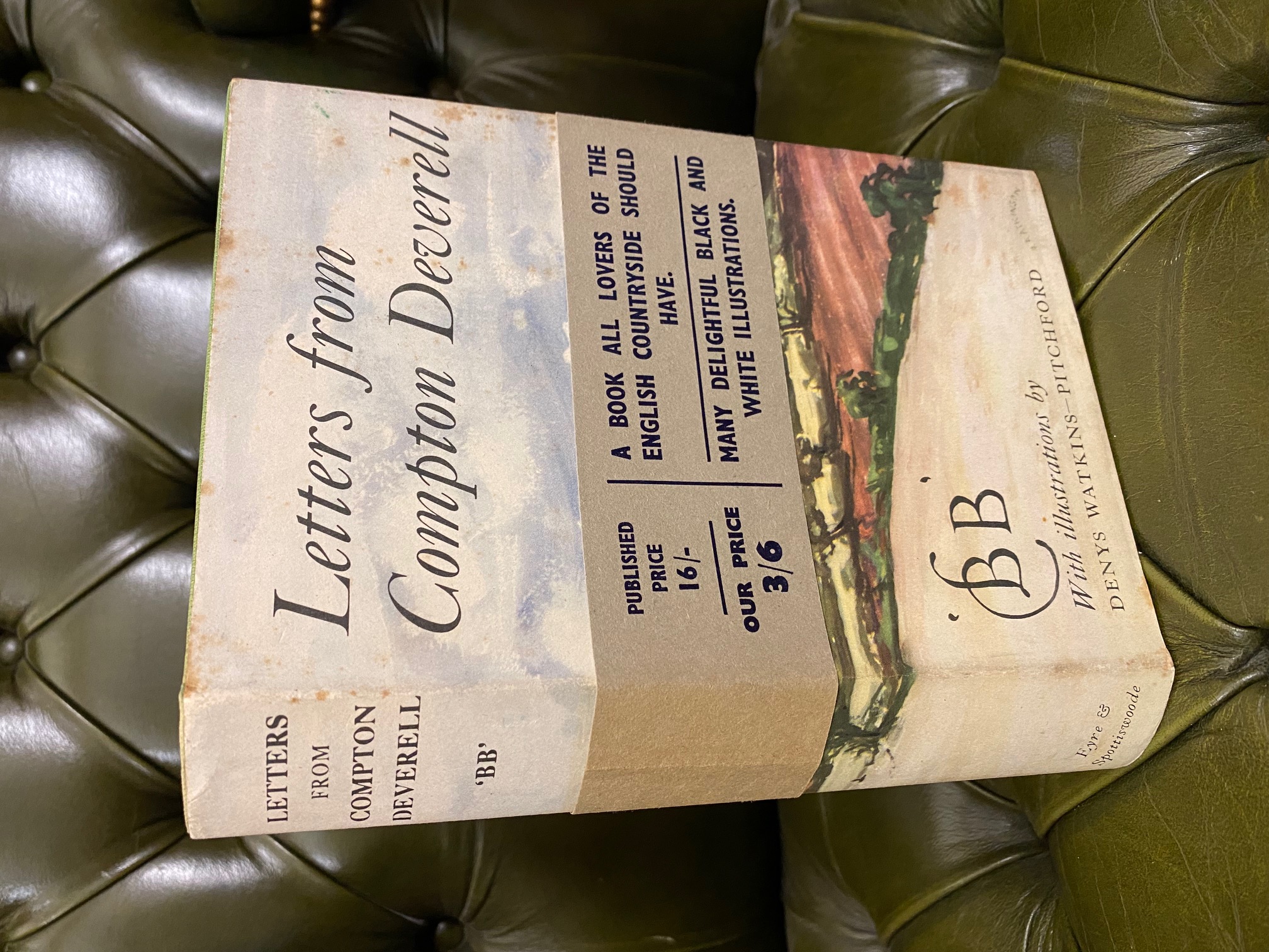 Letters From Compton Deverell by BB [Watkins-Pitchford, Denys]: Very ...