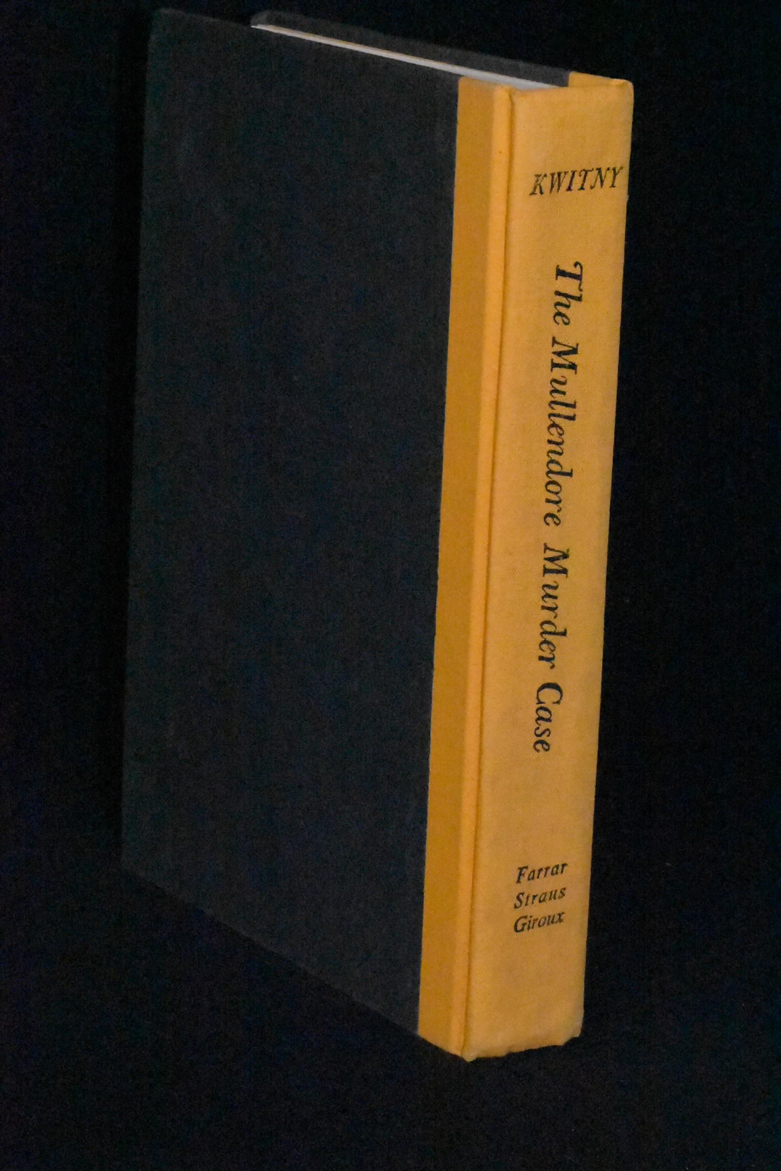 The Mullendore Murder Case by Jonathan Kwitny: Good Hardcover (1975 ...