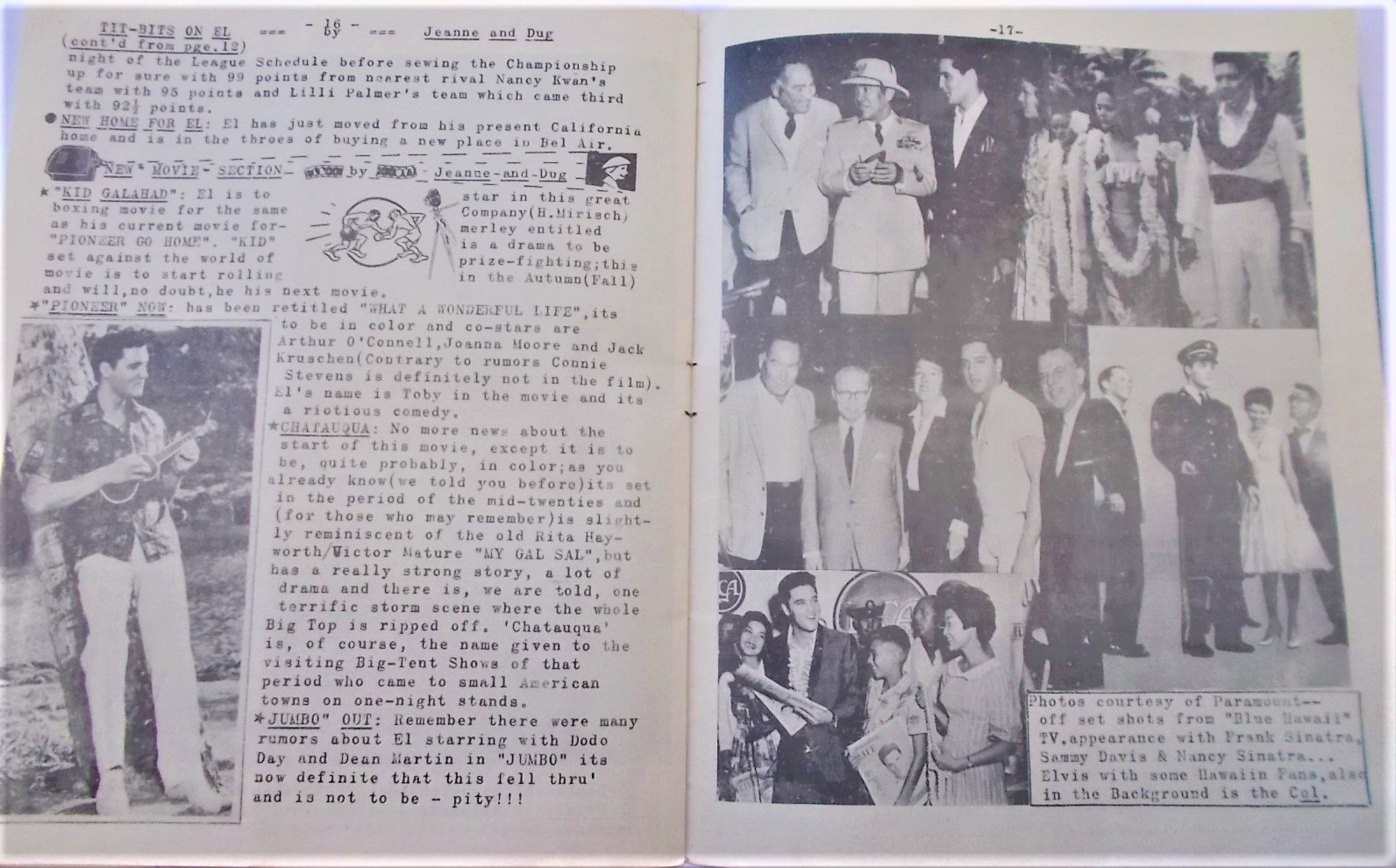 Elvis Bulletin July August 1961 Issue The Official Elvis Presley Fan