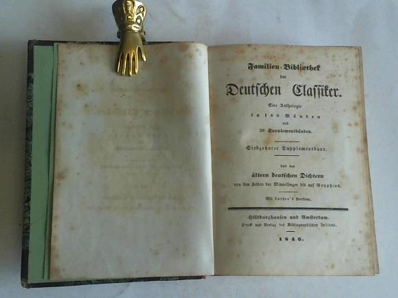 Familien-Bibliothek der Deutschen Classiker. Eine Anthologie in 100 ...