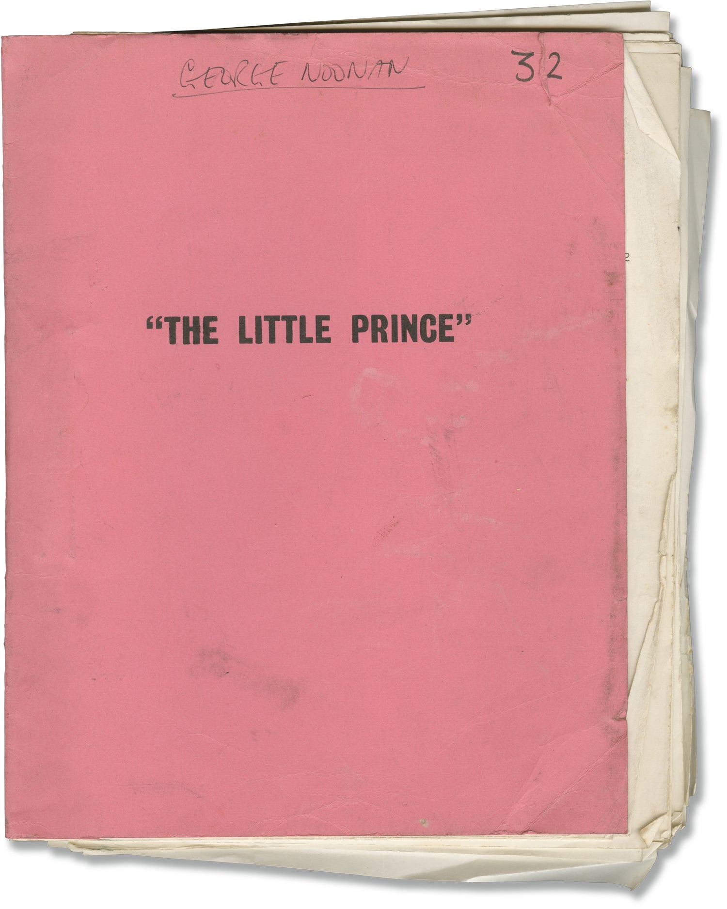 The Little Prince (Original screenplay for the 1974 film) by Bob Fosse ...