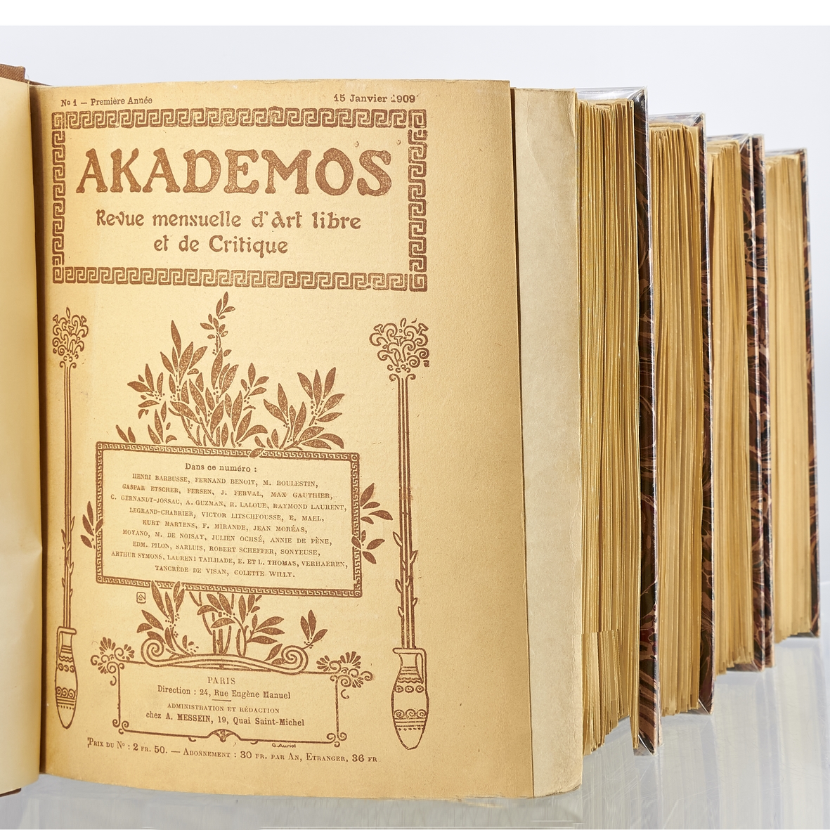 Akademos, Revue mensuelle d'art libre et de critique Collection ...