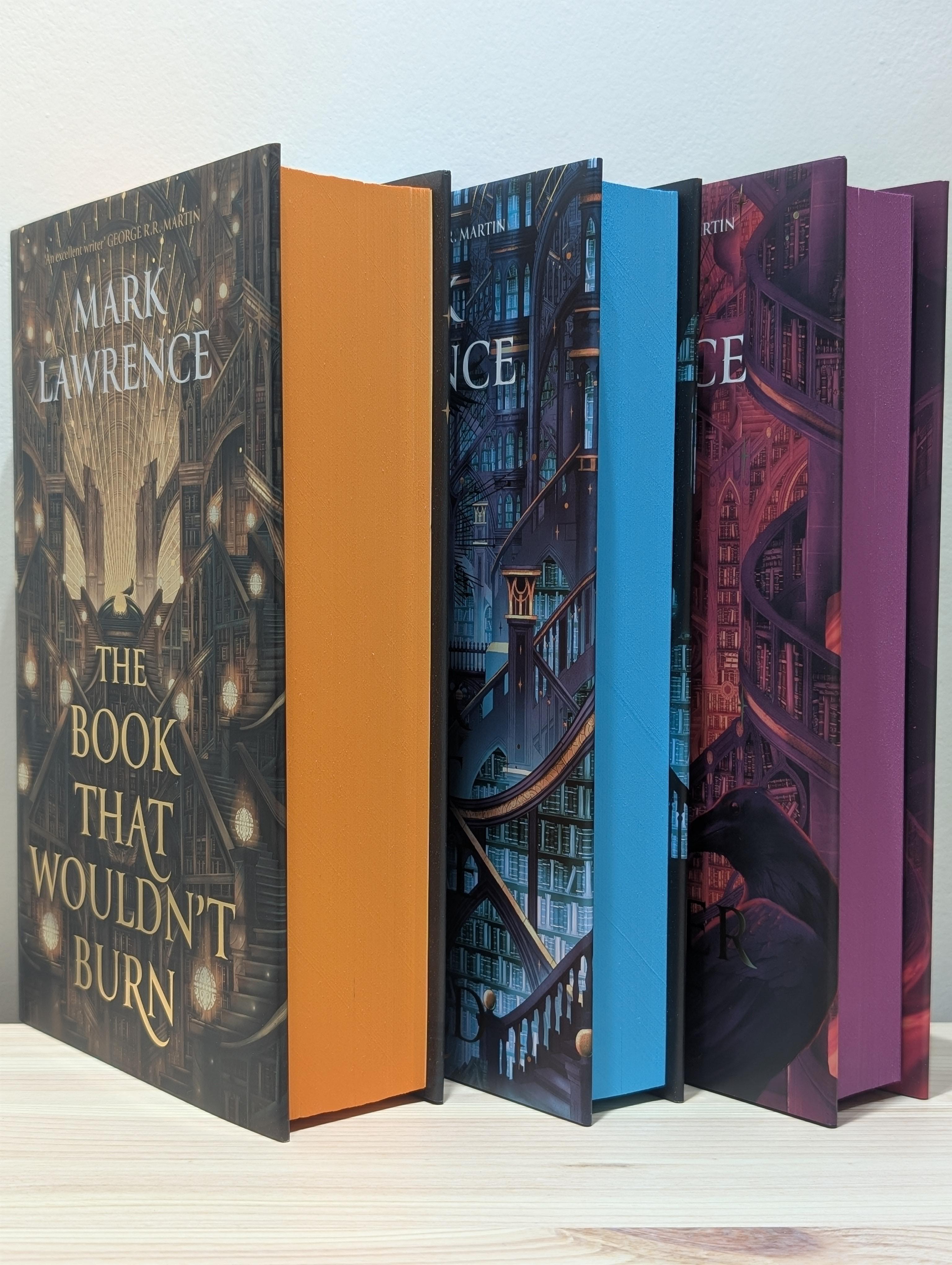 The Library Trilogy 1-3: The Book That Wouldn't Burn; The Book That ...