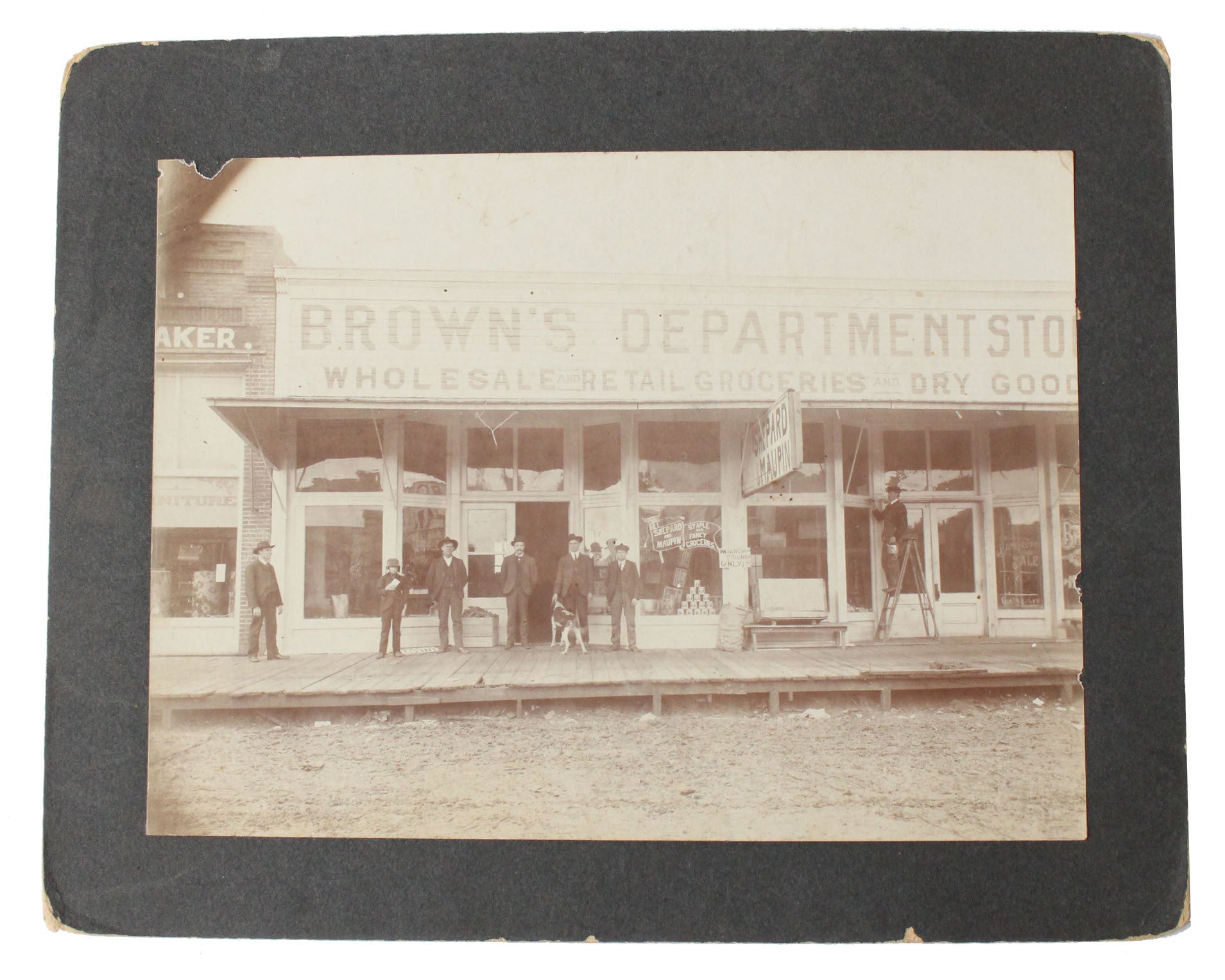 Original Photo Circa 1890 of the Strip of an Old West Town by Old West ...