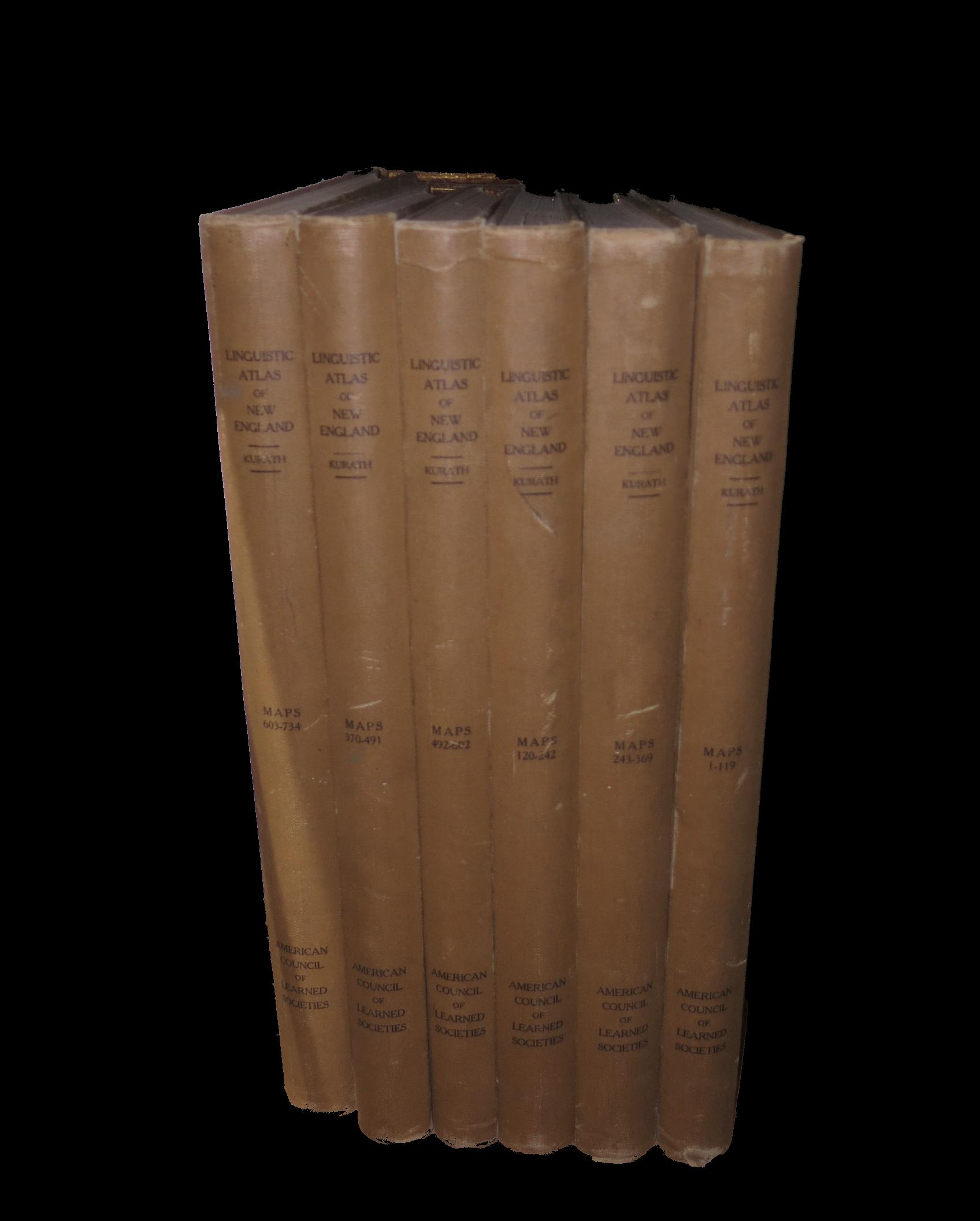 The Linguistic Atlas of New England by Kurath, Hans; Hanley, Miles L ...