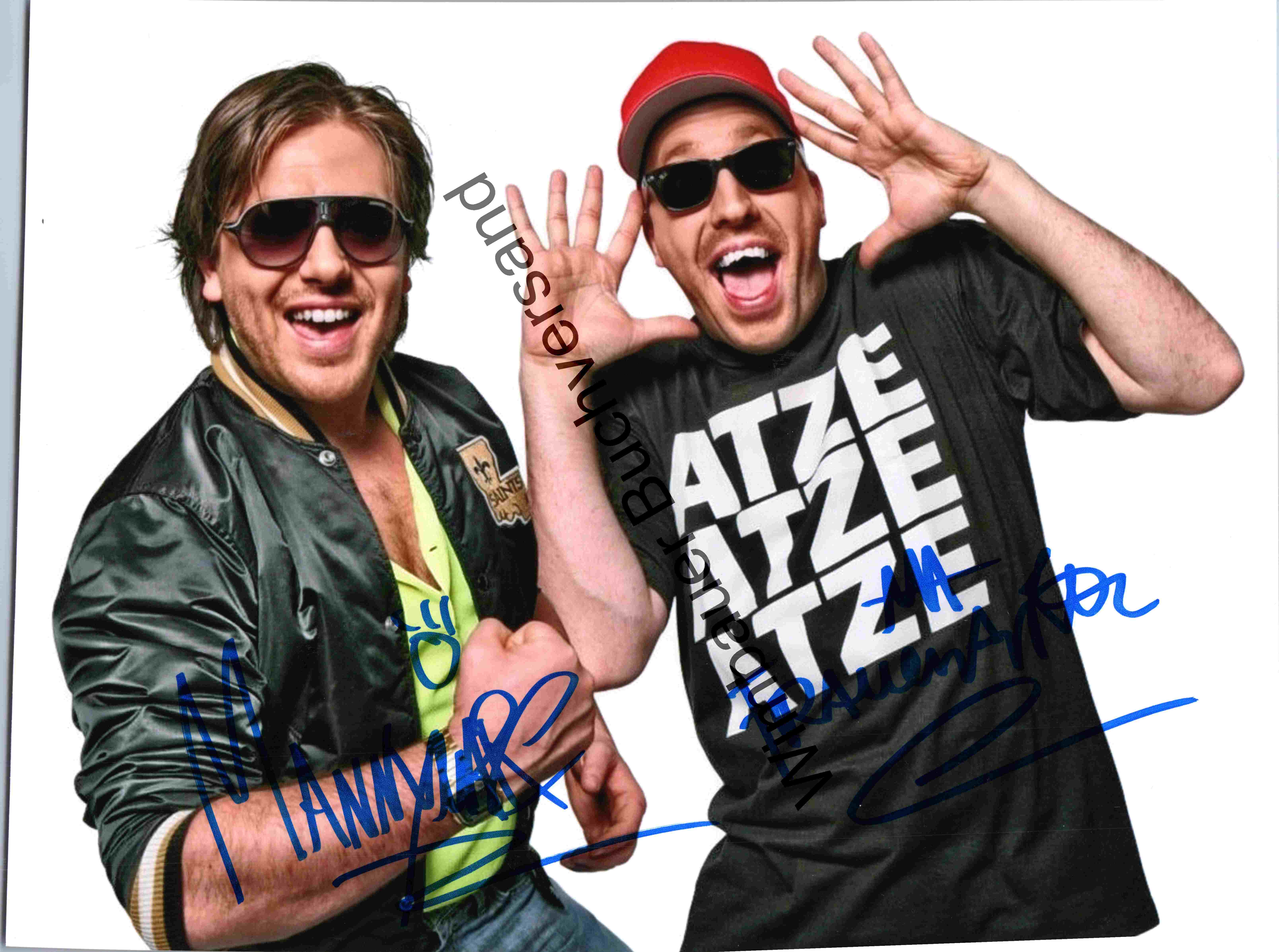 Original Autogramm Die Atzen /// Autograph signiert signed signee von Die Atzen Frauenarzt und ...