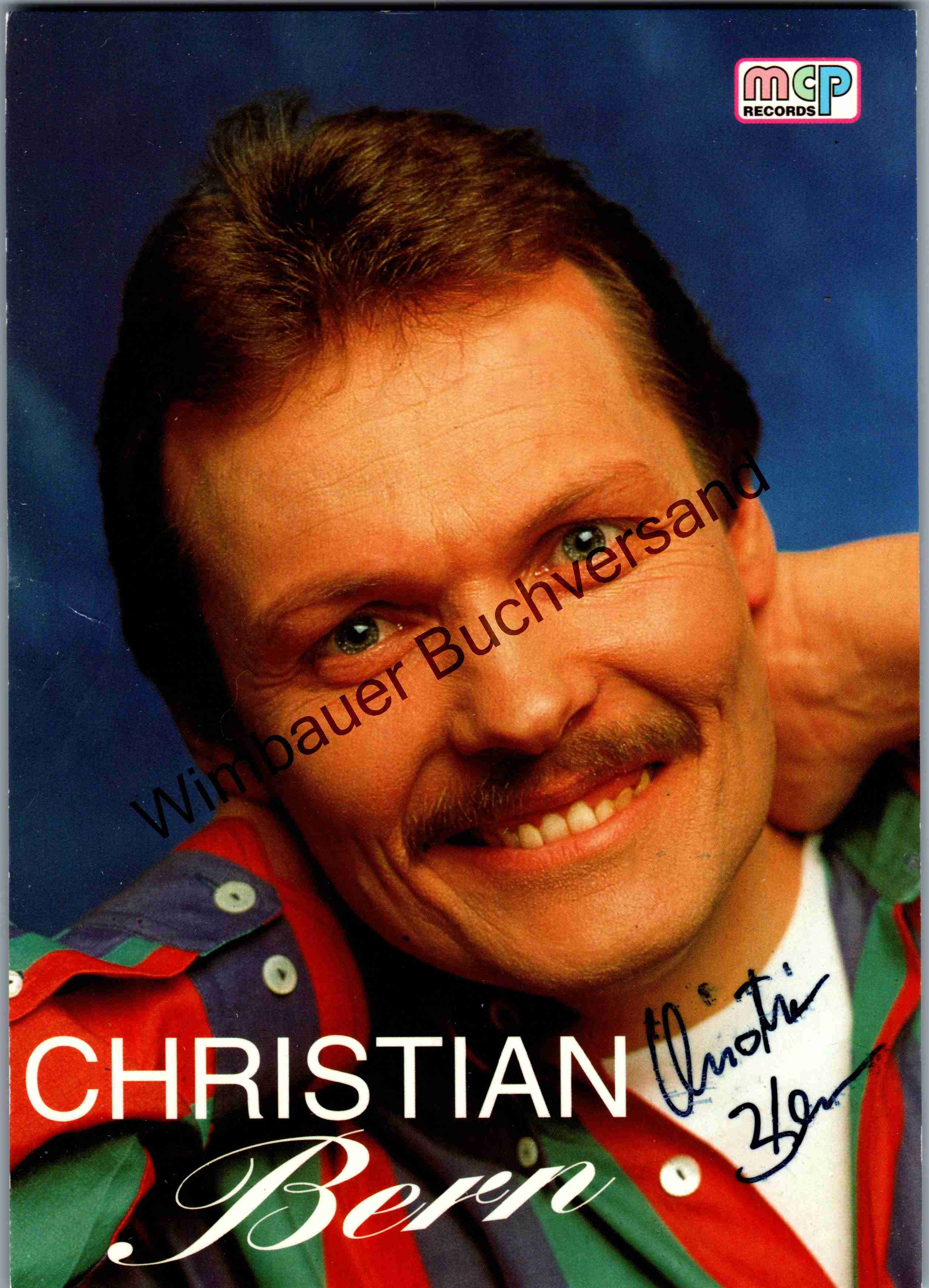 Original Autogramm Christian Bern /// Autograph signiert signed signee ...