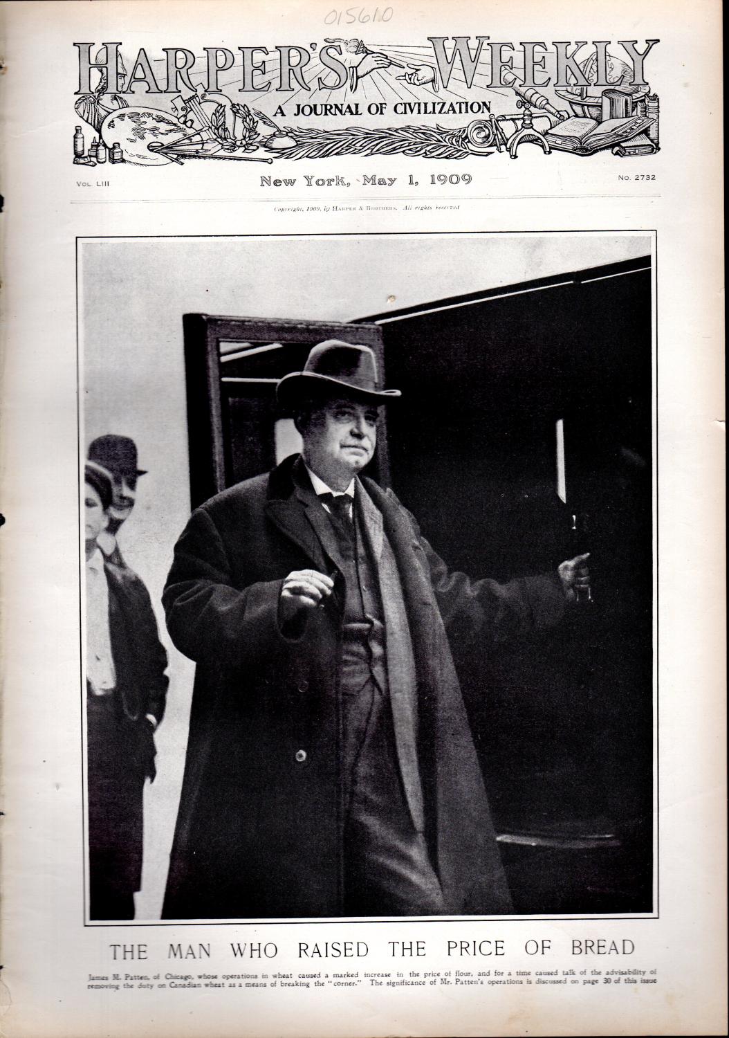 PHOTOENGRAVING: "The Man (James M. Patten) Who Raised the Price of ...