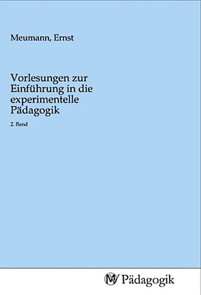 9783968790398 - Vorlesungen zur Einführung in die experimentelle ...