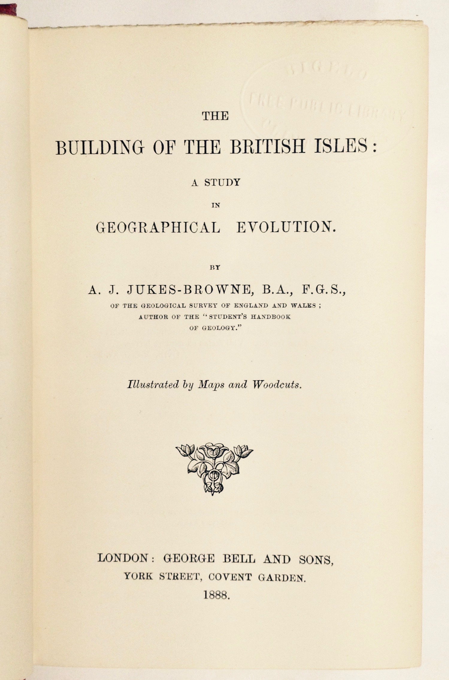 THREE VINTAGE BRITISH GEOLOGY BOOKS FROM THE VICTORIAN ERA IN ORIGINAL ...