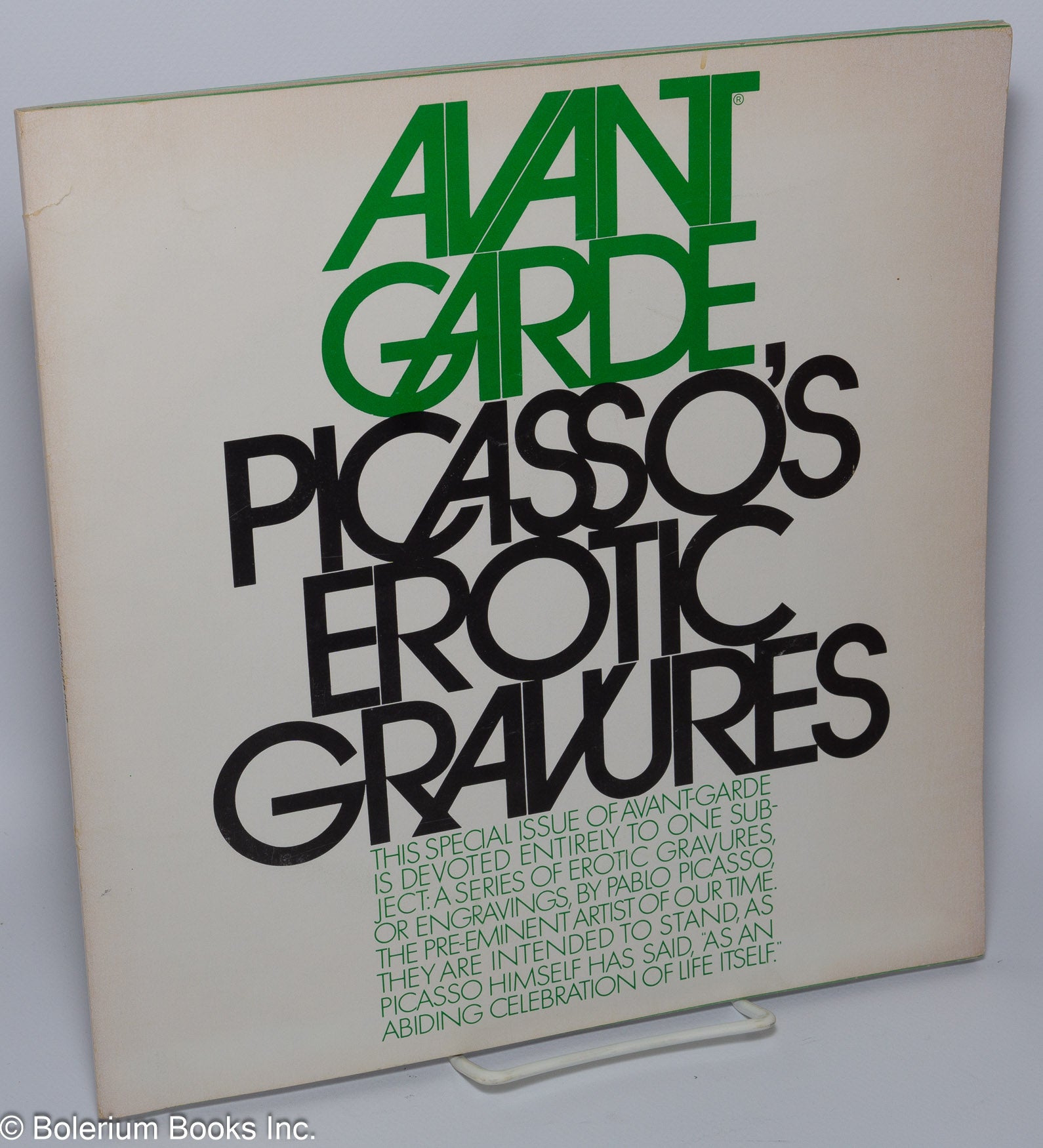 Avant-Garde: #8, Sept. 1969: Picasso's Erotic Gravures/ Alternate White ...