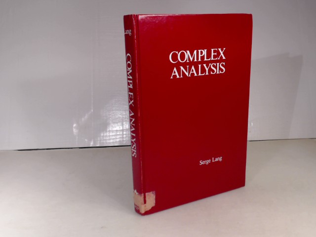 Complex Analysis. (= Addison-Wesley Series in Mathematics). by Lang ...