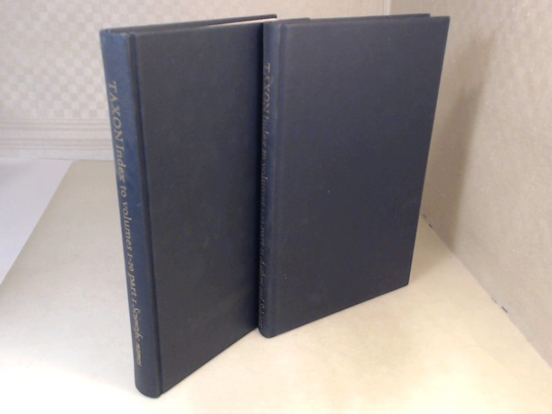 Taxon. Journal Of The International Association For Plant Taxonomy ...