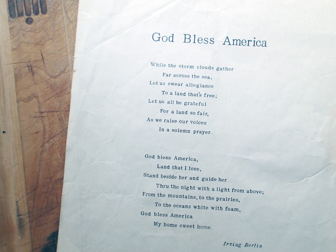 God Bless America First Performance By Kate Smith Armistice Day