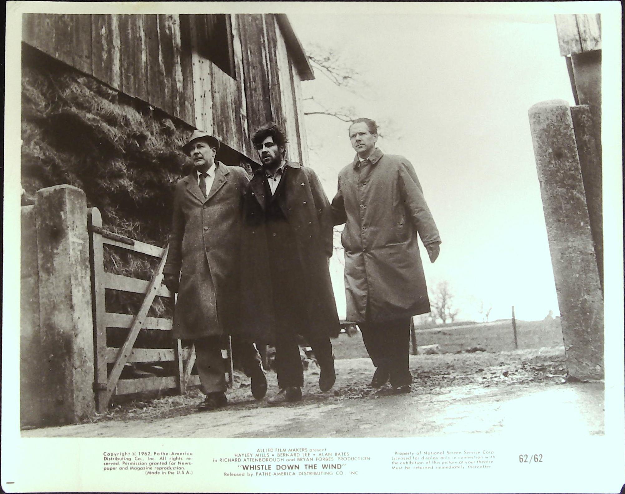 Whistle Down the Wind 8 X 10 Still 1962 Hayley Mills, Bernard Lee, Alan ...