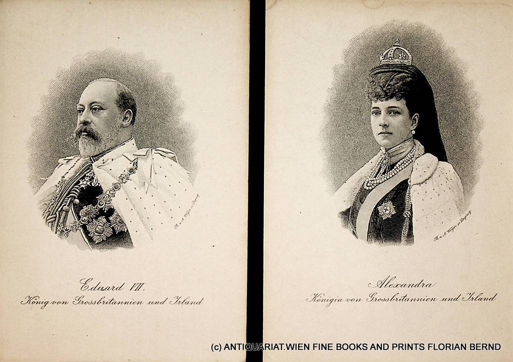 GREAT BRITAIN, Edward VII (1841-1910) and Queen Alexandra of Denmark ...