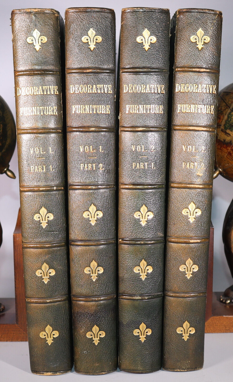 THE BOOK OF DECORATIVE FURNITURE, ITS FORM, COLOUR, AND HISTORY; By ...