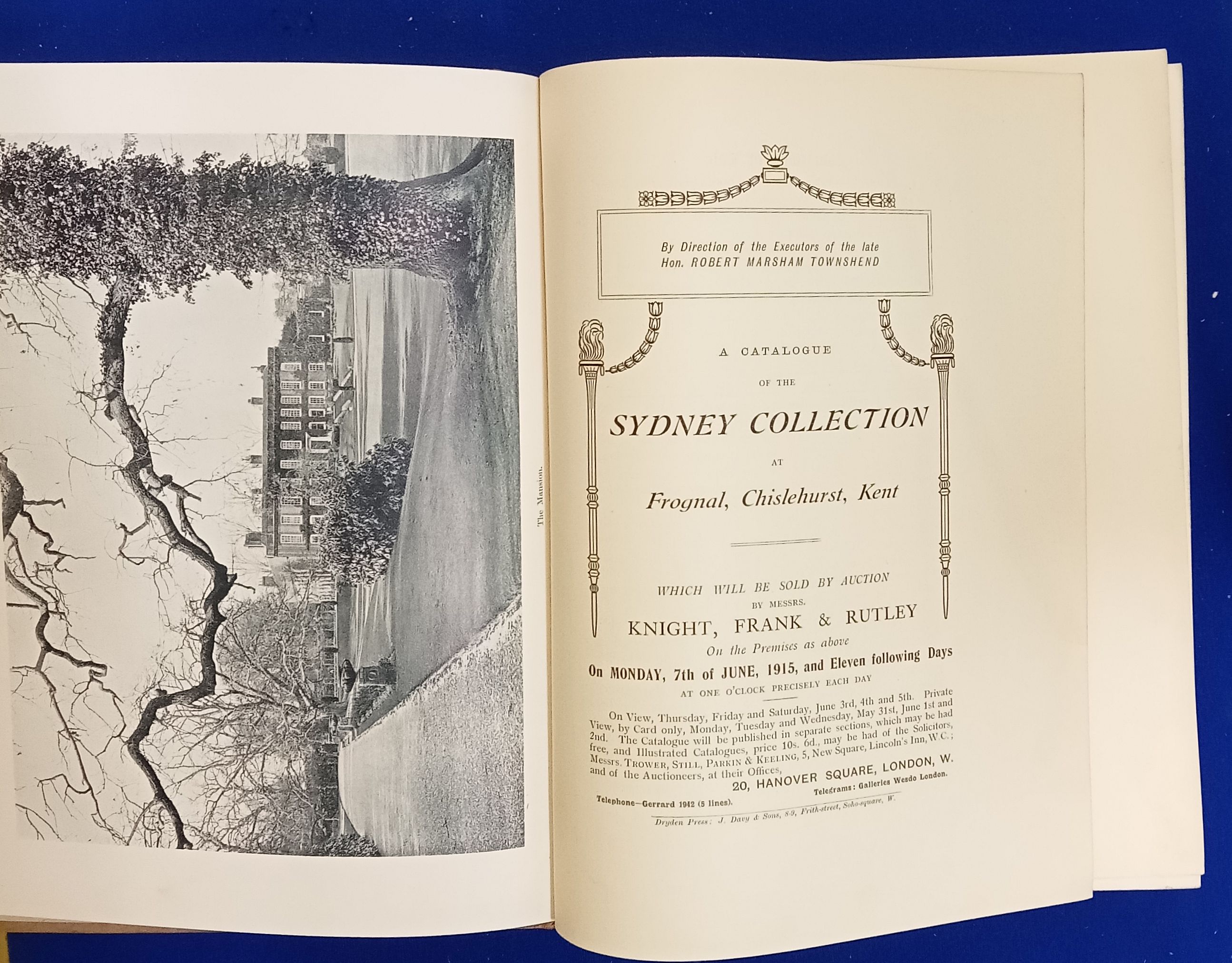 A catalogue of the Sydney Collection at Frognal, Chislehurst, Kent ...