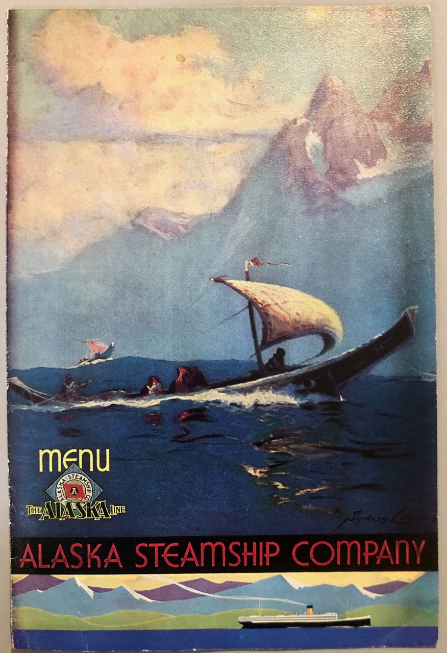 Dinner Menu for May 26, 1942 - Alaska Line S. S. Aleutian Featuring ...