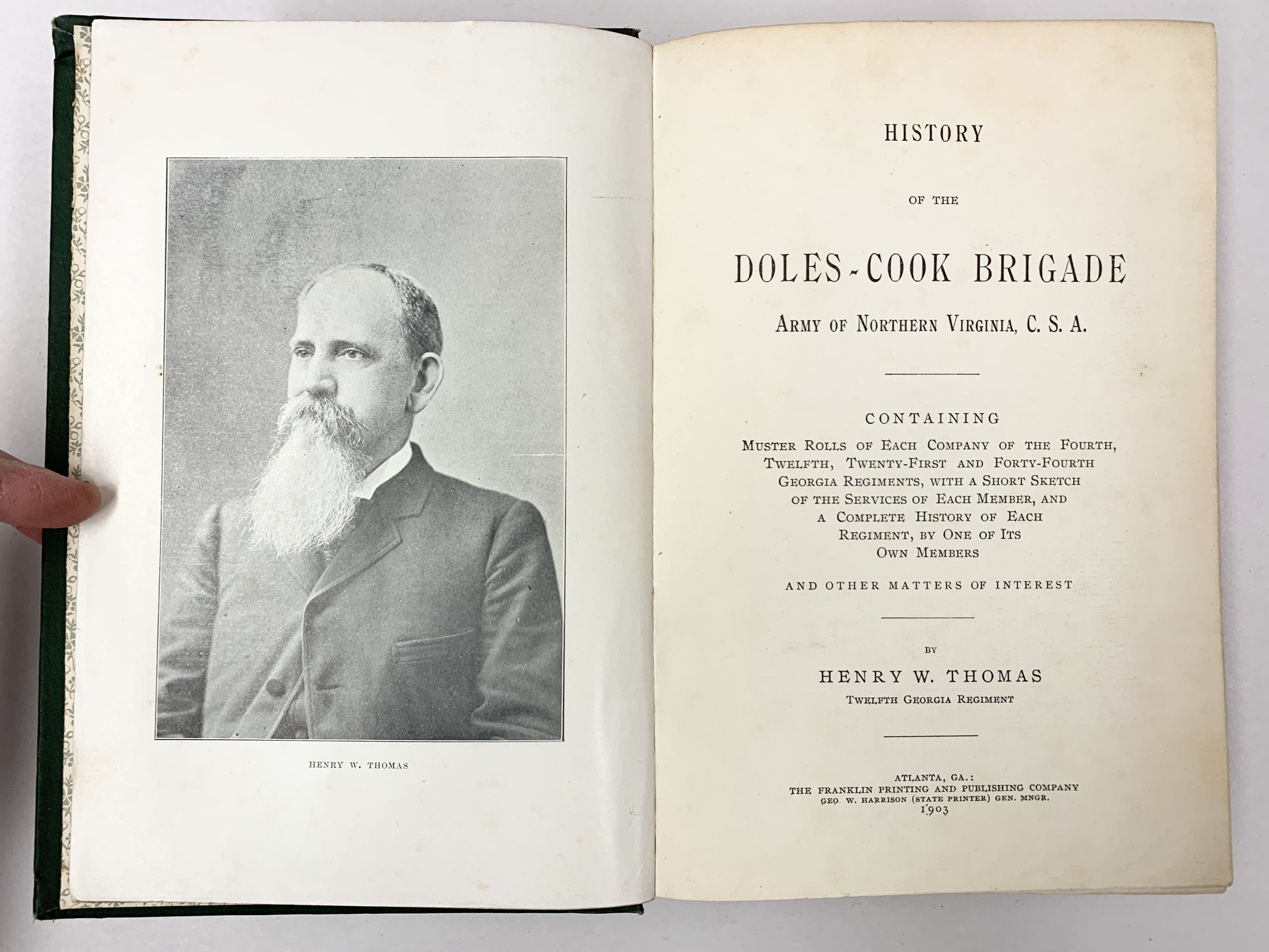 History of the Doles-Cook Brigade Army of the Northern Virginia C S A ...