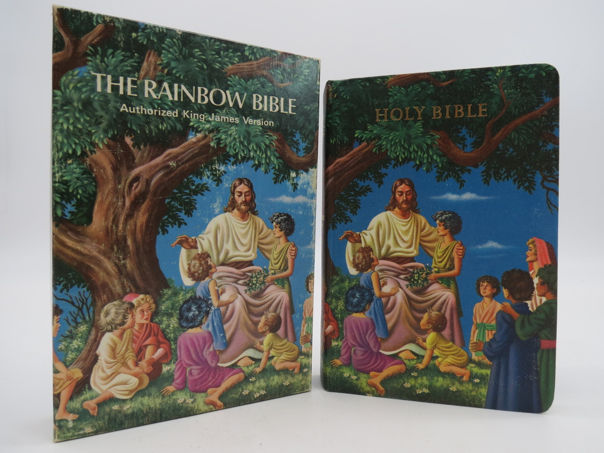 THE HOLY BIBLE (THE RAINBOW BIBLE IN MATCHING BOX) Authorized King ...