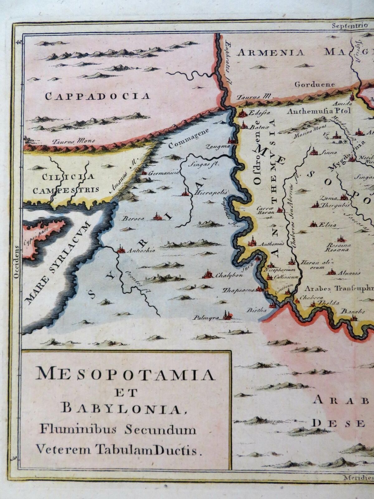 Middle East Ancient World Mesopotamia Babylon Chaldea Assyria 1768 Toms ...