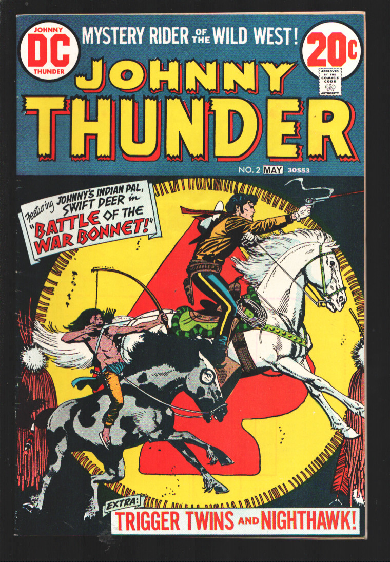 Johnny Thunder #2 1973-DC-Nighthawk's Secret Identity-Mort Drucker and ...