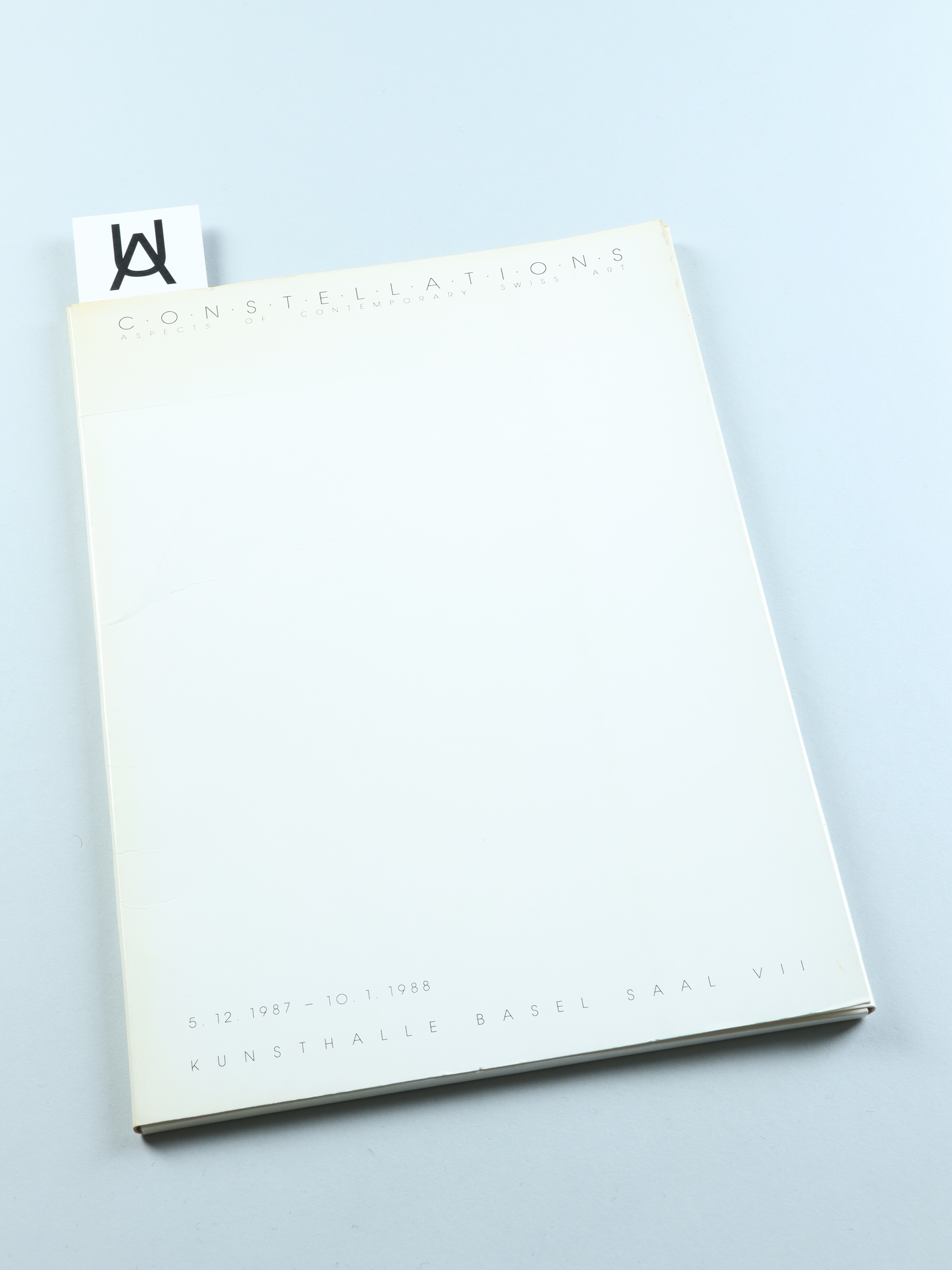 Constellations. Aspects of Swiss Contemporary Art. by Ammann, Jean ...