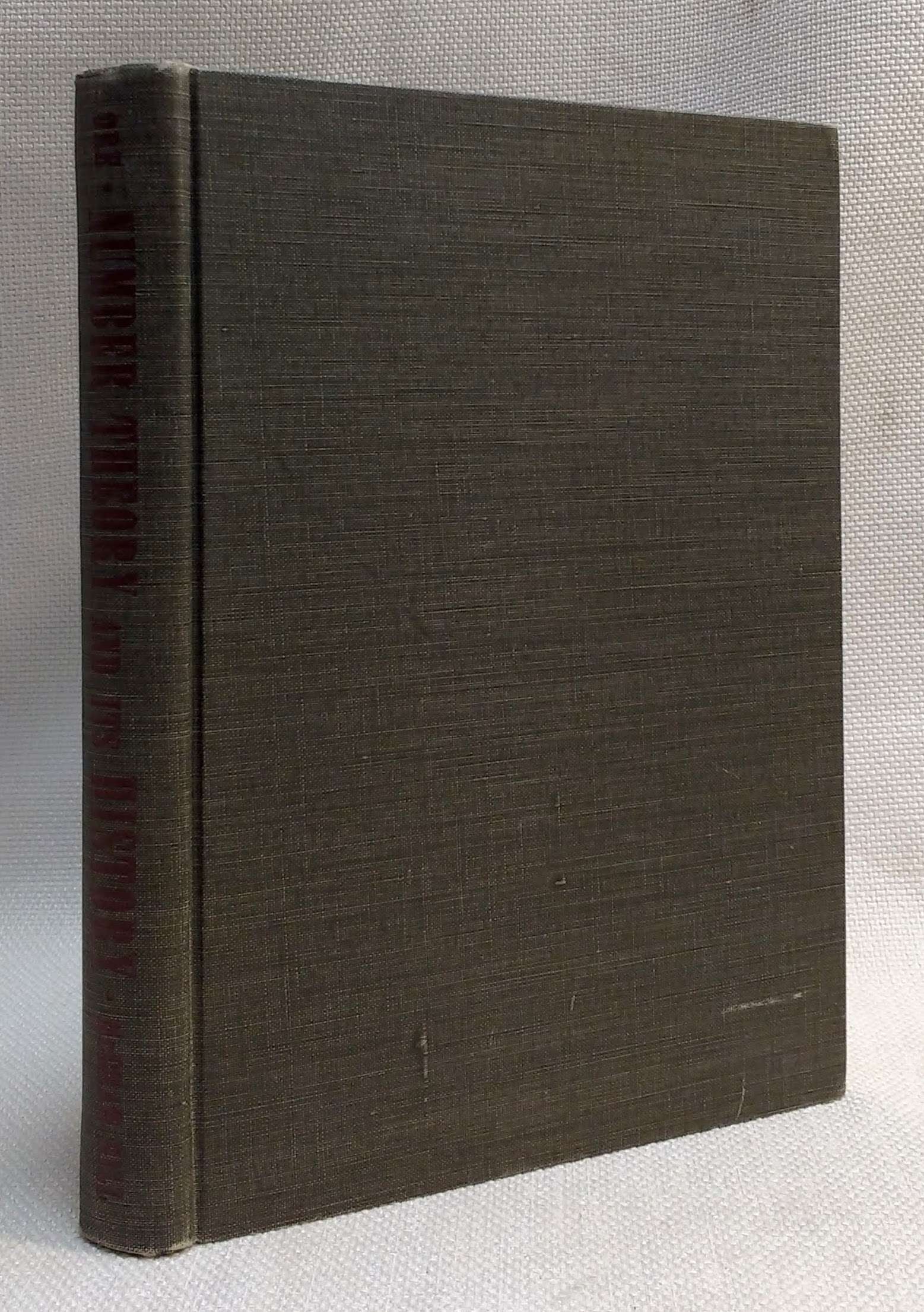 Number Theory and its History by Ore, Oystein: Very Good Hardcover ...