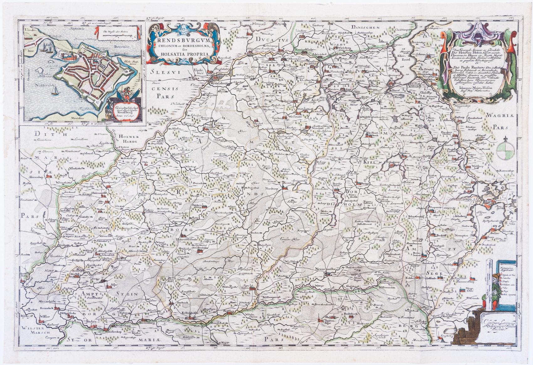 Rendsburgum, Chilopnium et Bordesholma, sive Holsatia Propria. - de ...