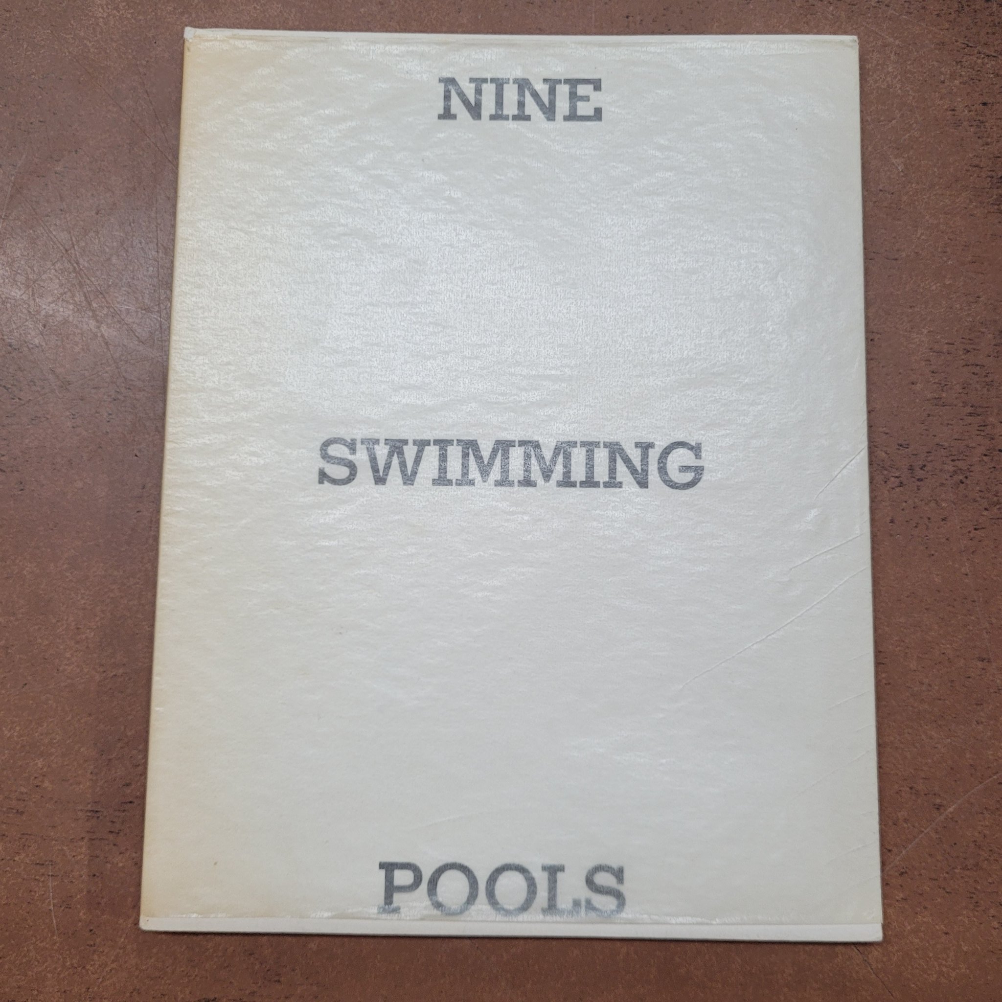 Nine Swimming Pools (and a Broken Glass) by Ed Ruscha: Fine Soft cover ...