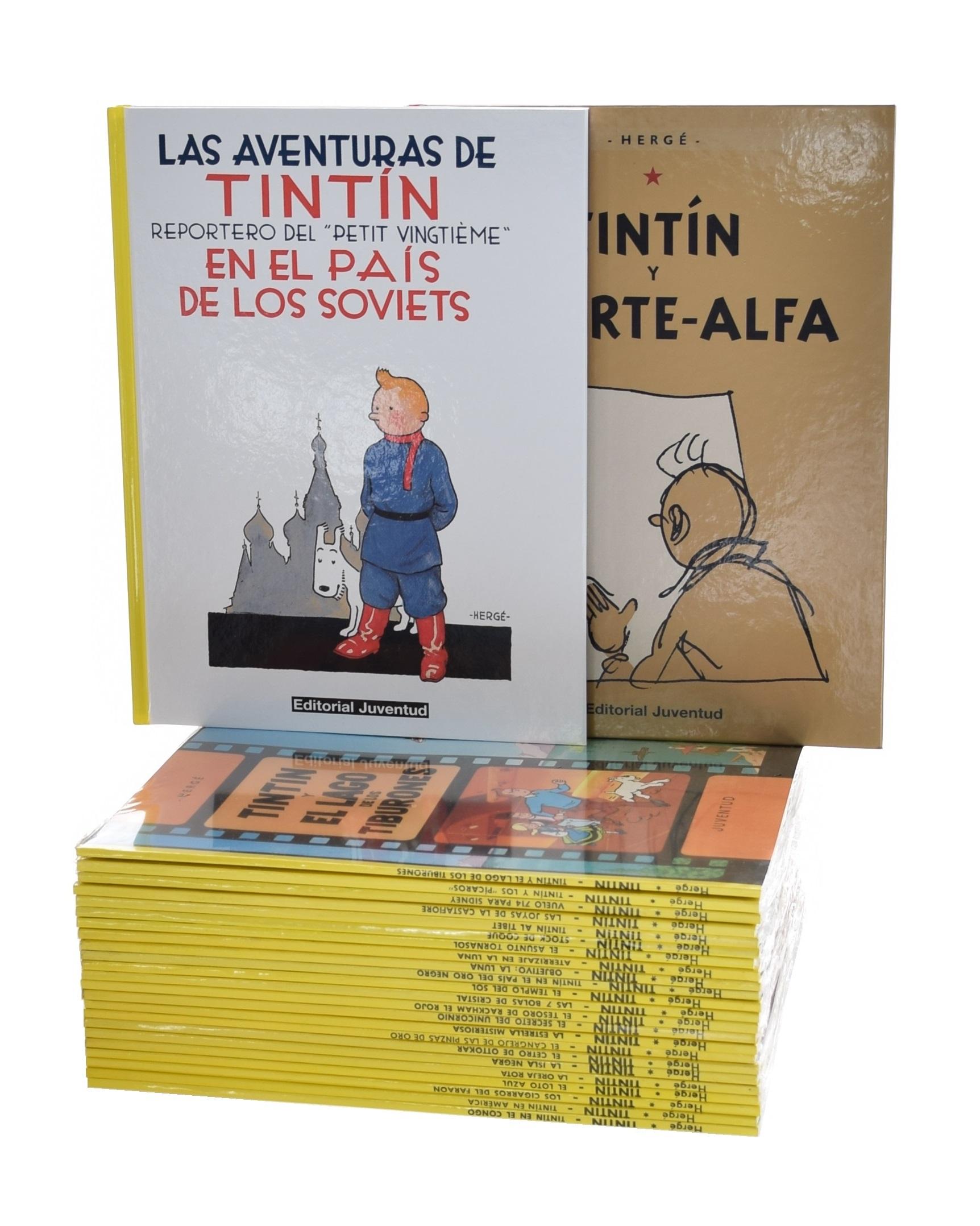LAS AVENTURAS DE TINTÍN. COLECCIÓN COMPLETA EN 24 ÁLBUMES + EXTRA (25 ...