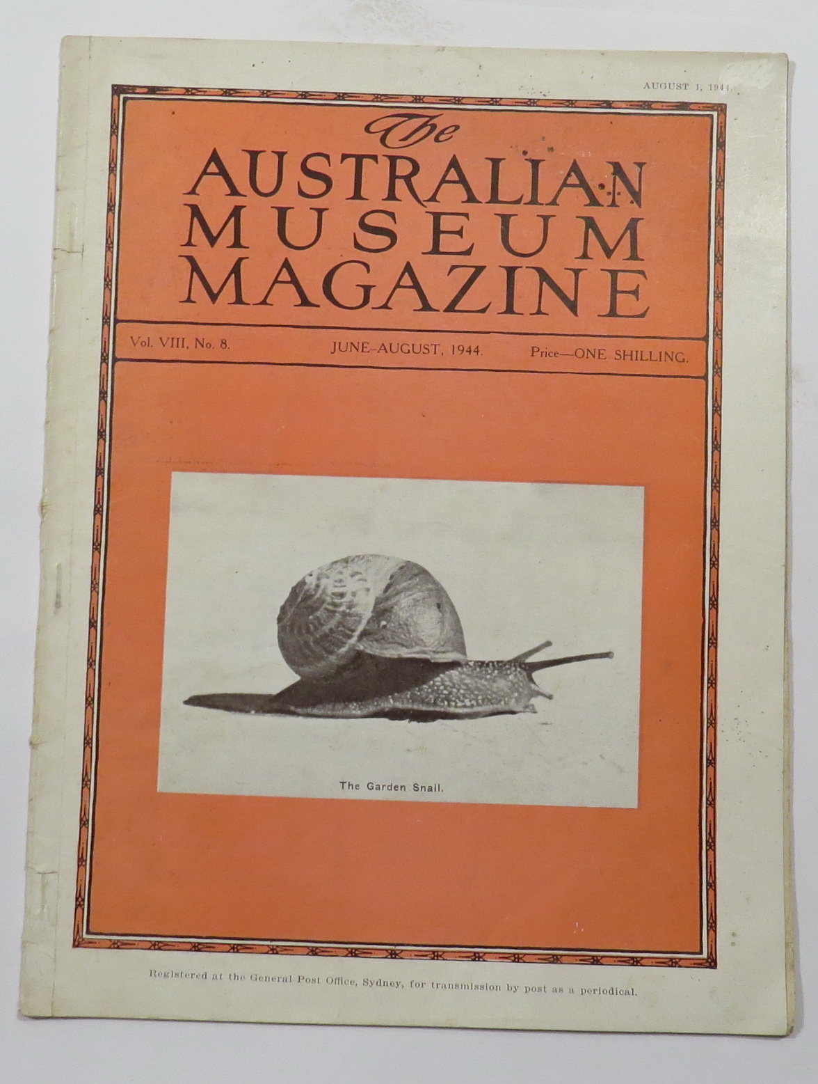 The Australian Museum Magazine - Vol. VIII. No. 8 June-August 1944 by ...