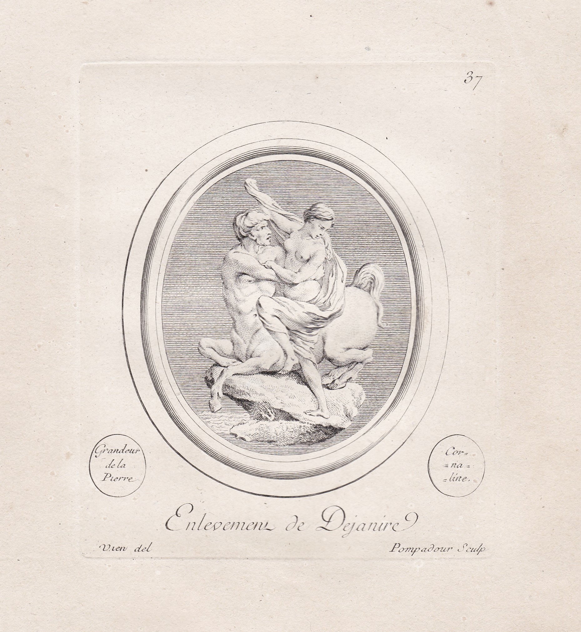 "Enlevement de Dejanire" - Abduction of Deianira / Entführung von ...