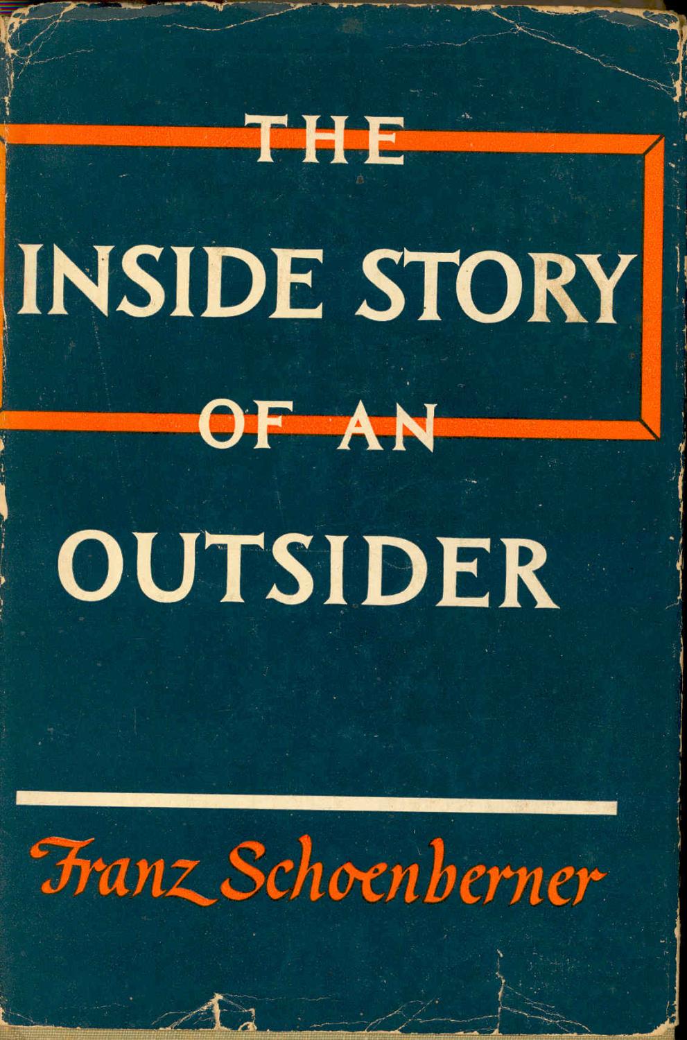 The Inside Story of an Outsider. [Jugend ; Simplicissimus] von ...