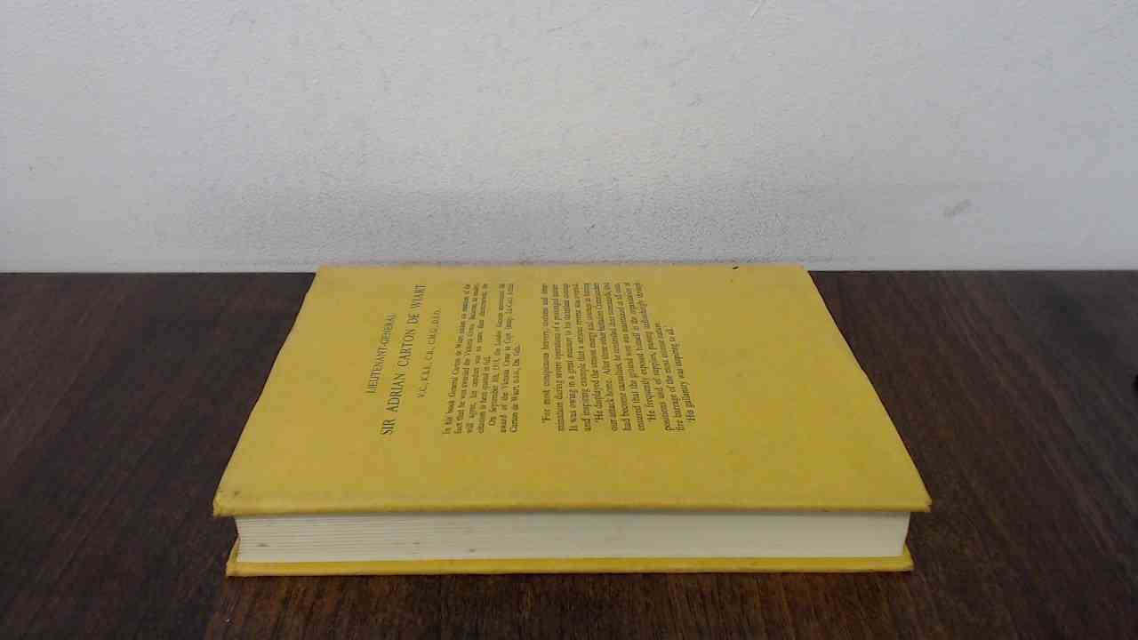 Happy Odyssey by Sir Adrian Carton De Wiart: Good Hardcover (1950 ...