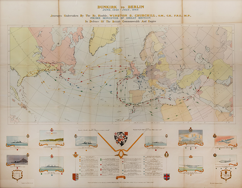 Dunkirk to Berlin June 1940 - July 1945 - A Map of the Journeys ...