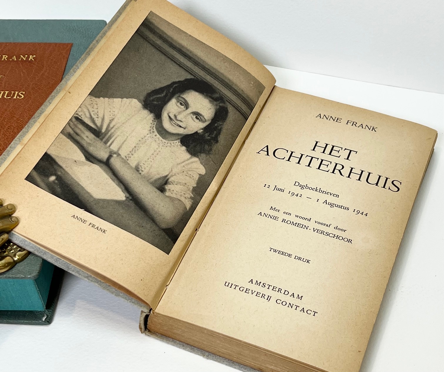 The Diary of Anne Frank. by Anne Frank: Very Good Hardcover (1947) 1st ...