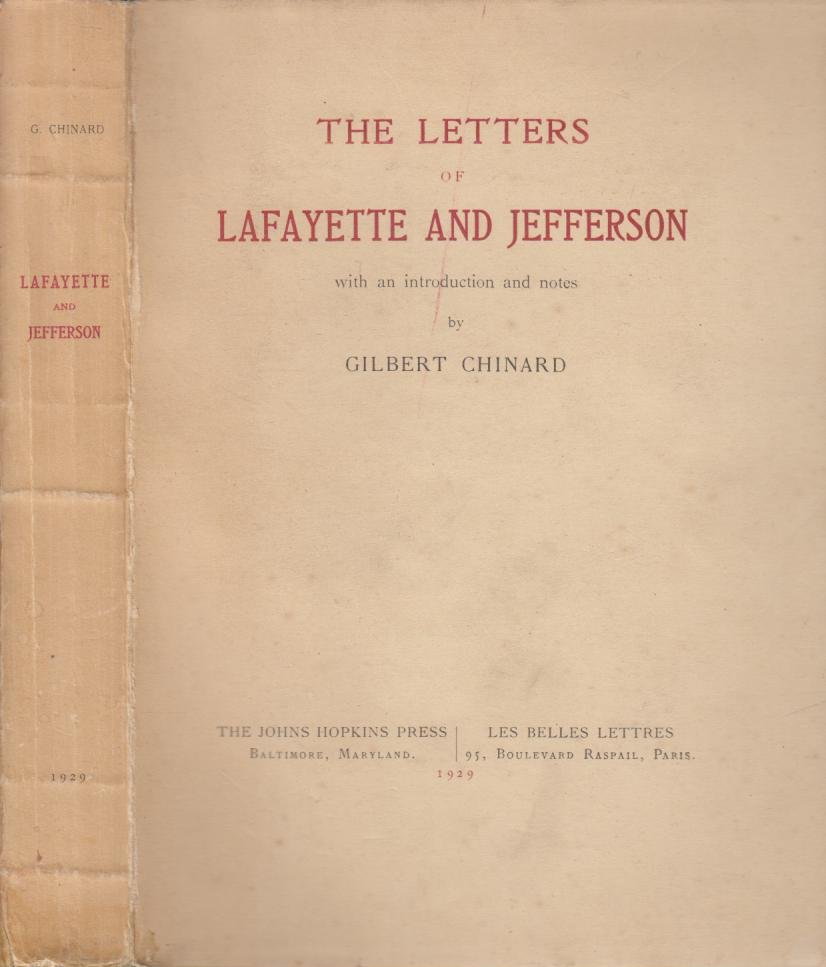 The letters of Lafayette and Jefferson by Marie Joseph Paul Yves Roch ...