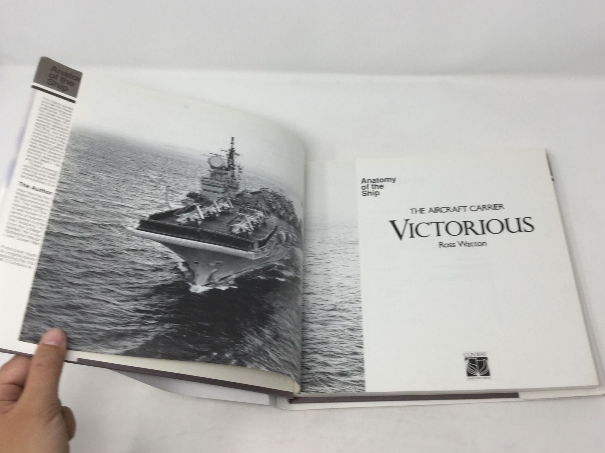The Aircraft Carrier Victorious (Anatomy of the Ship) by Ross Watton ...
