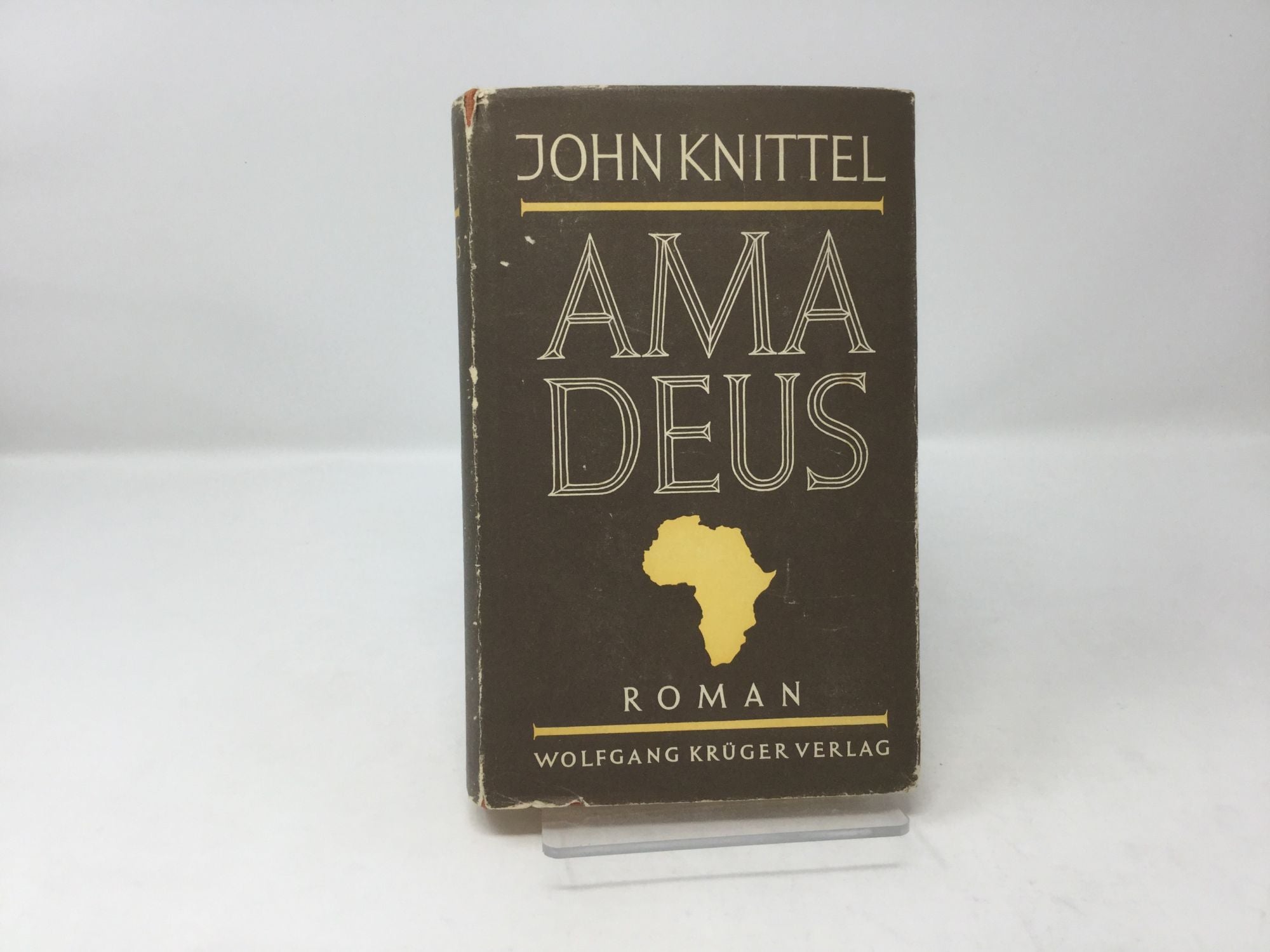 Amadeus by John Knittel: Very Good Hardcover (1952) First Edition ...