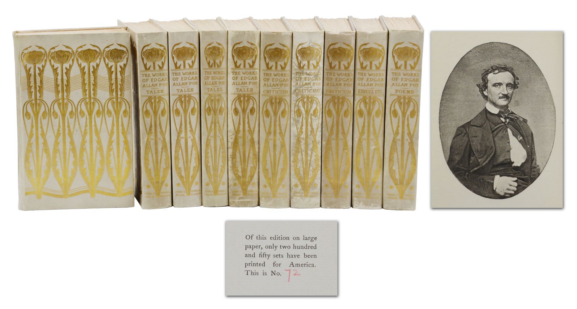 The Works of Edgar Allan Poe by Poe, Edgar Allan; Edmund Clarence ...