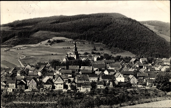 Ansichtskarte / Postkarte Hallenberg im Sauerland, Gesamtansicht, St ...