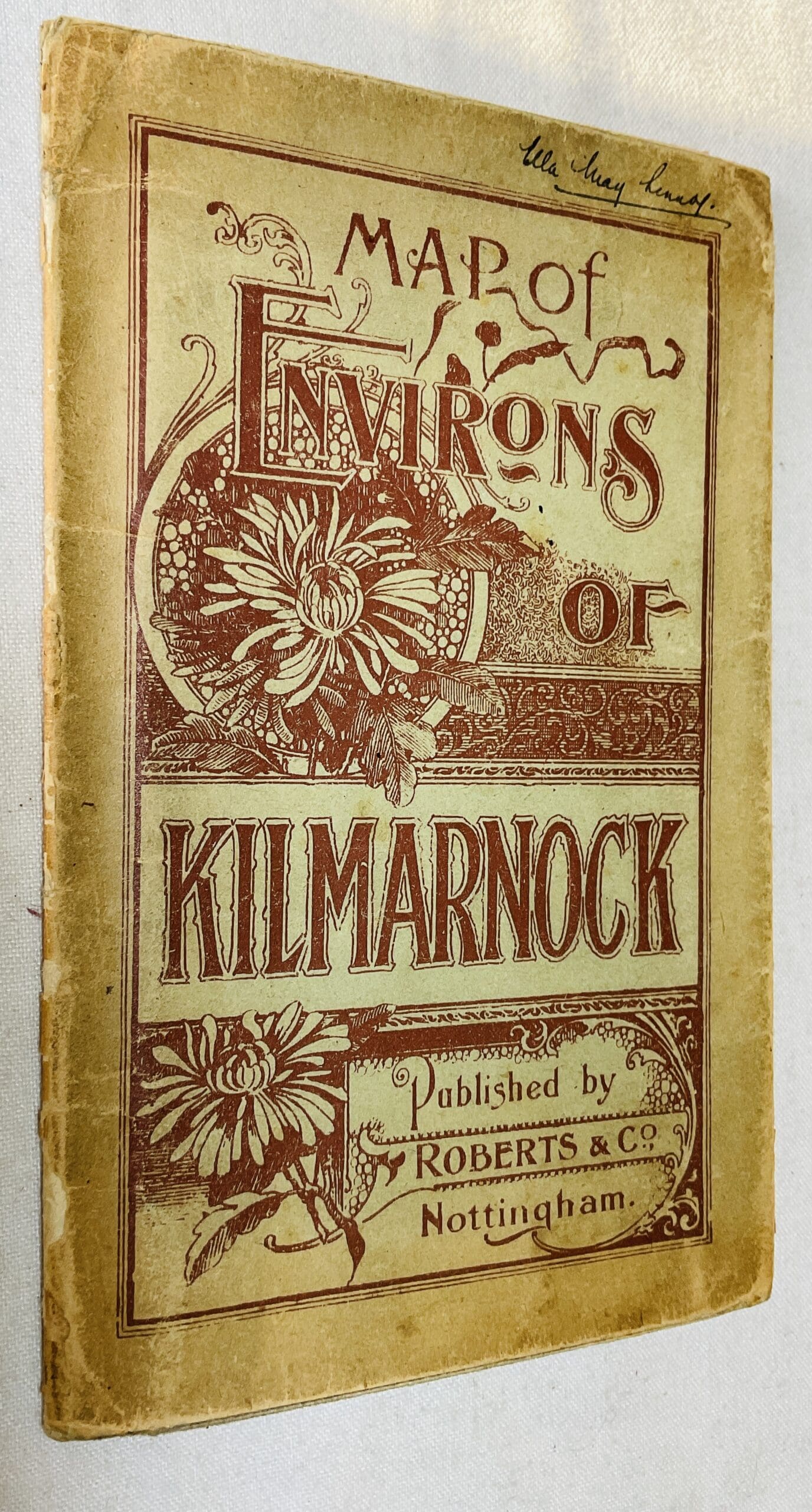 Roberts Cycling and General Guide Map to the Environs of Kilmarnock by ...