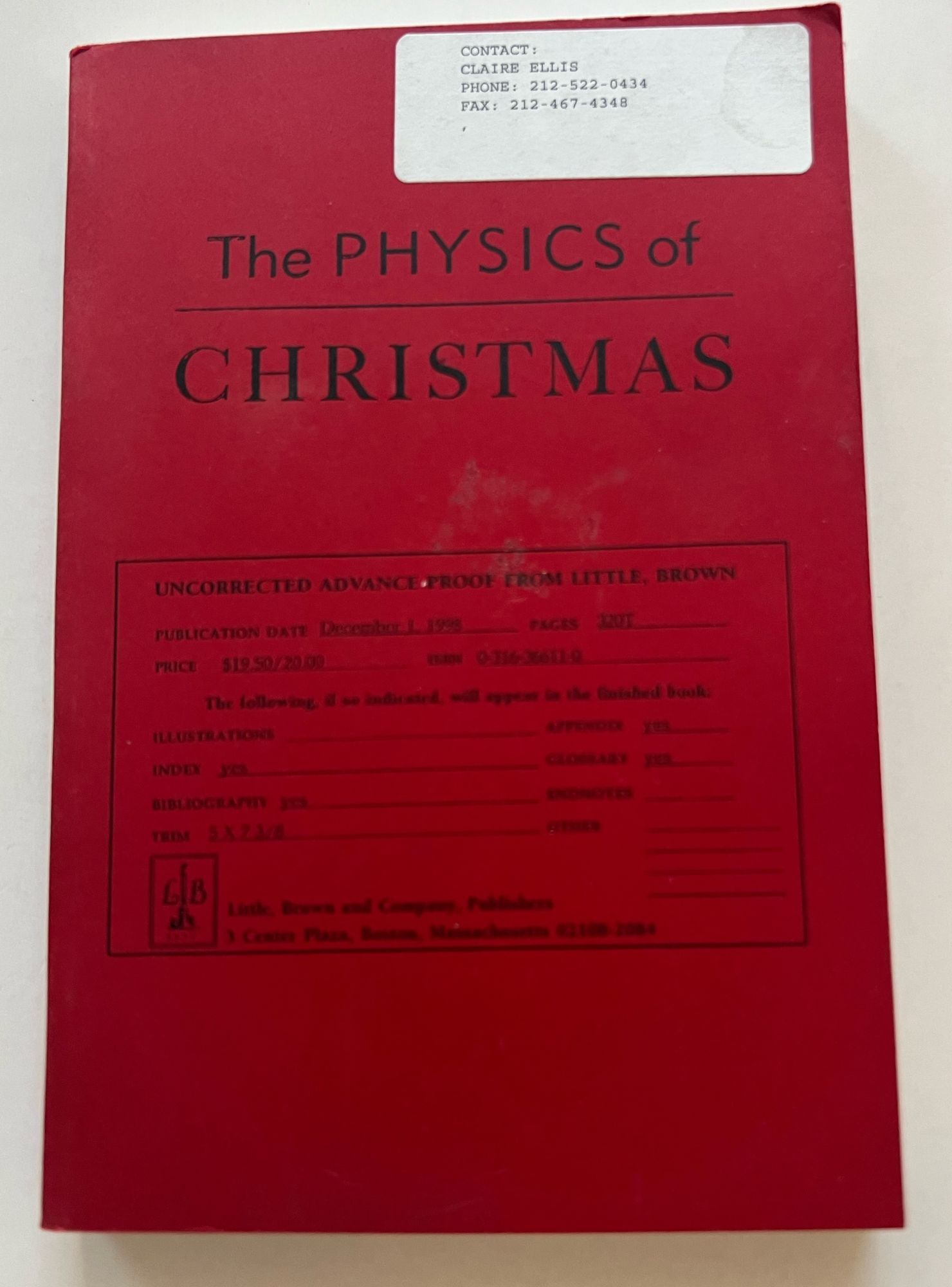 The Physics of Christmas: From the Aerodynamics of Reindeer to the ...