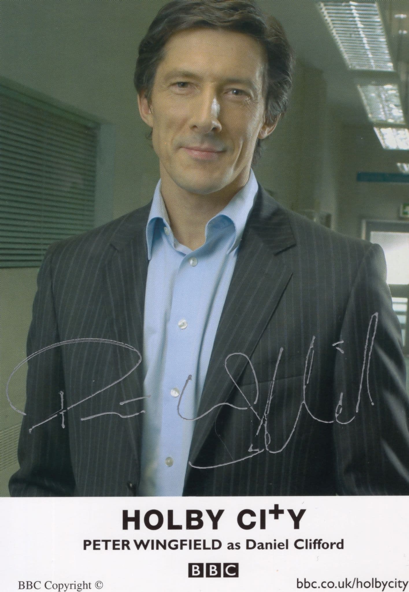 Peter Wingfield as Daniel Clifford BBC Holby City Hand Signed Cast Card ...