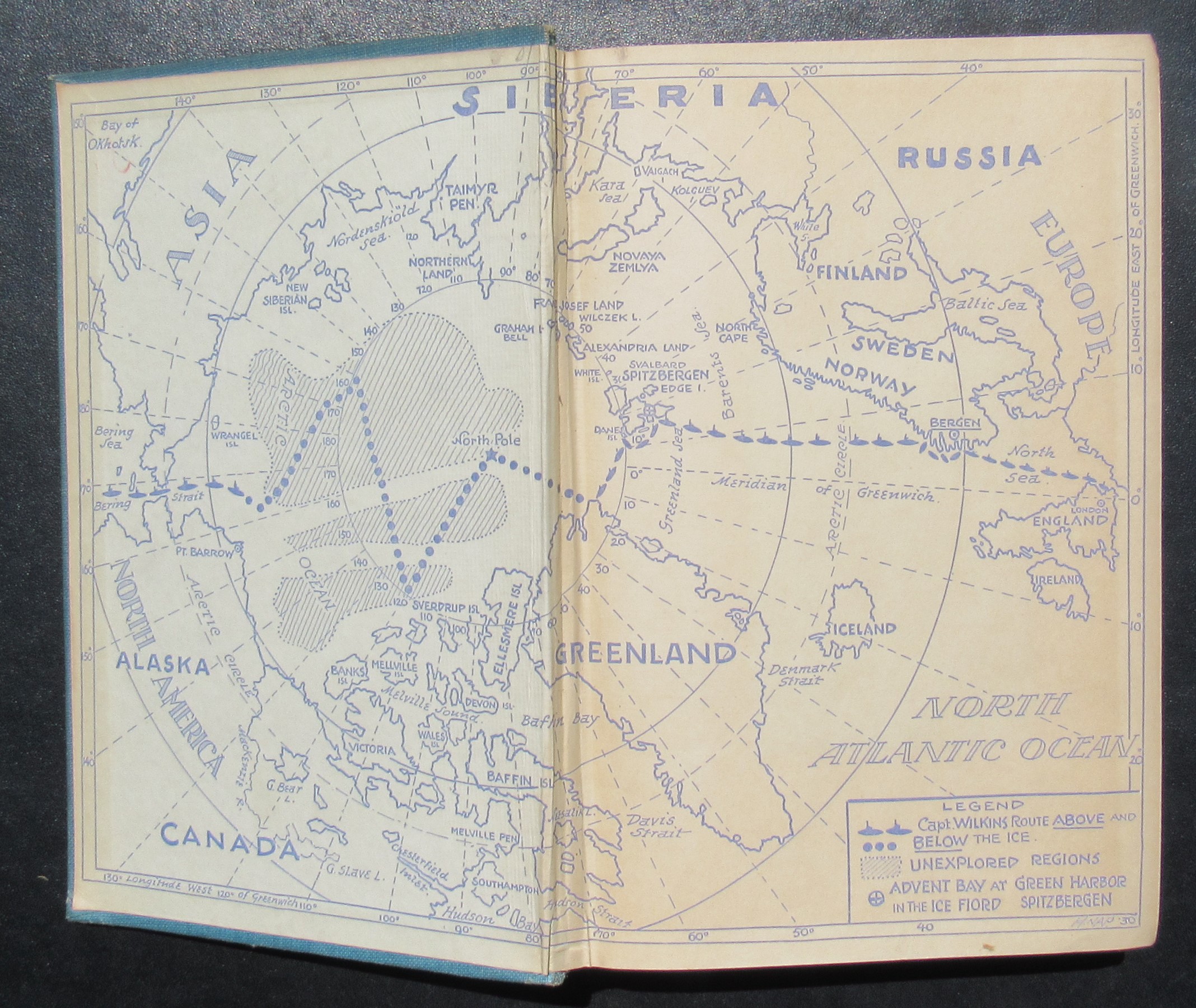 Under The North Pole. The Wilkins - Ellsworth Submarine Expedition ...